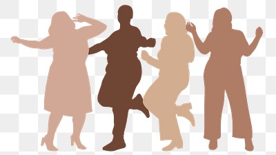 Plus size png women silhouette | Premium PNG - rawpixel