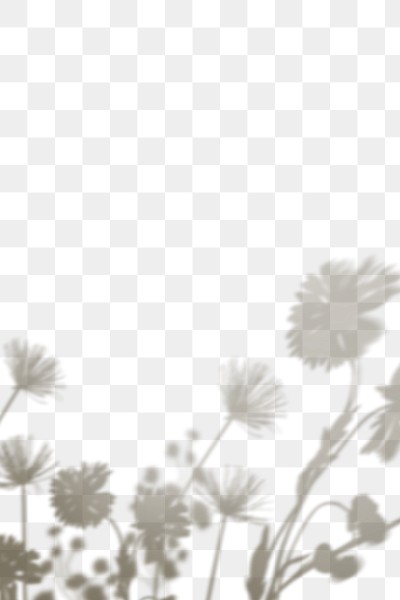 PNG flower field shadow design | Free PNG Sticker - rawpixel