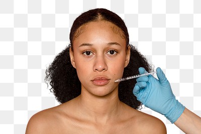 Woman getting fillers, beauty treatment | Premium PSD - rawpixel