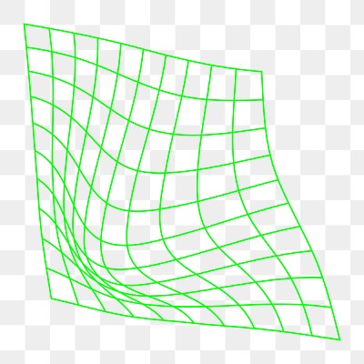 Wireframe shape png sticker, green | Premium PNG - rawpixel