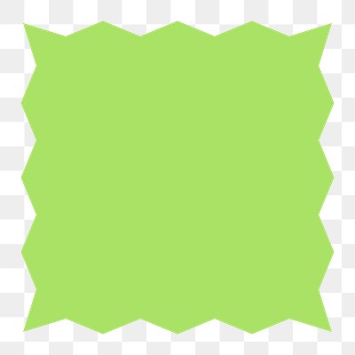 Green square png sticker, abstract | Premium PNG - rawpixel