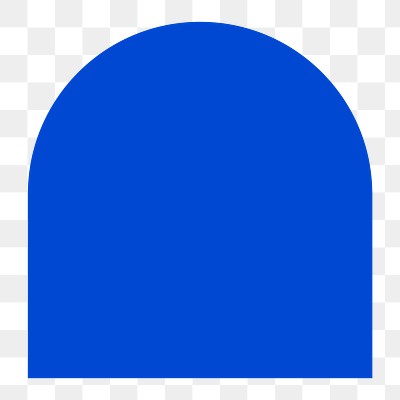 Arch shape png clipart, blue | Premium PNG - rawpixel