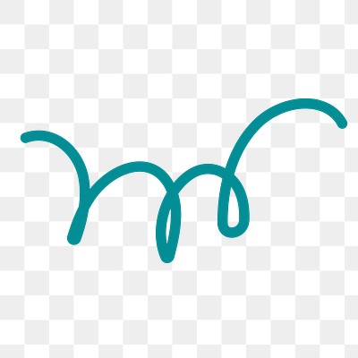 Teal abstract png line clipart, | Premium PNG - rawpixel