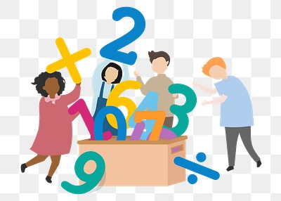 Kids maths class illustration png, | Premium PNG - rawpixel