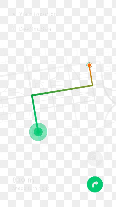 Png car navigation map screen | Free PNG Sticker - rawpixel