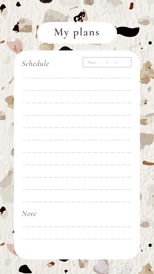 Planner Facebook story template, aesthetic | Premium Editable Template ...