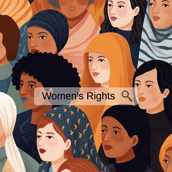 Women's rights Instagram post template, | Free Editable Template - rawpixel