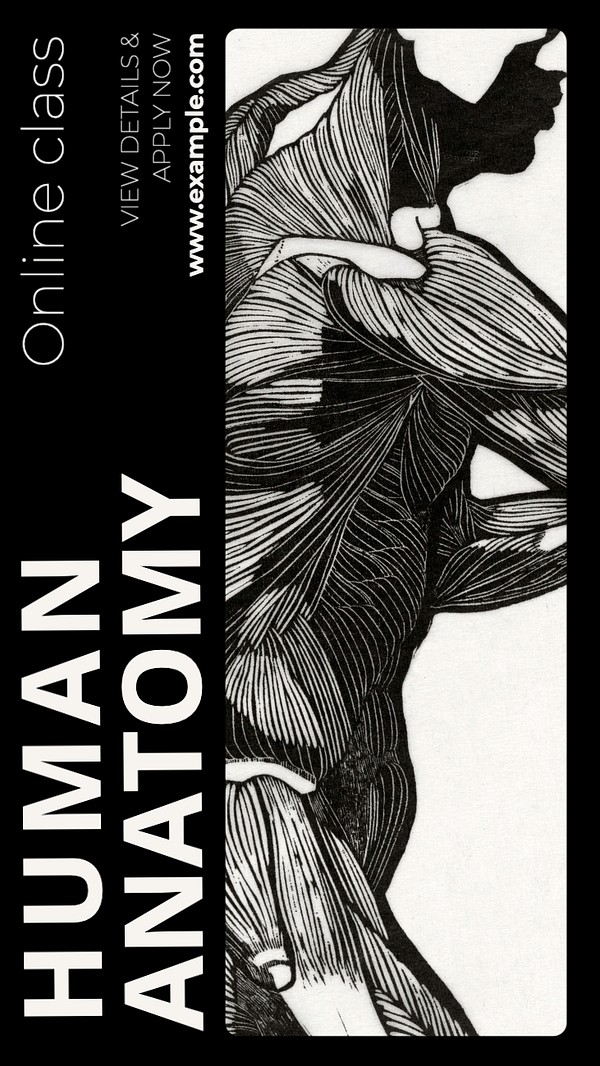 Human anatomy social story template, | Premium Editable Template - rawpixel