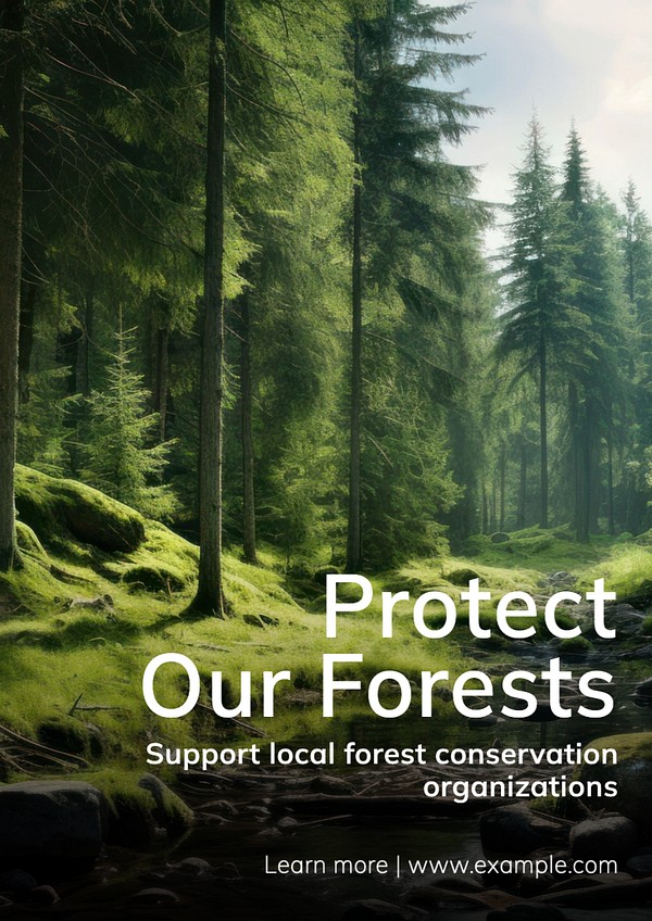 Protect Our Forest poster template | Premium Editable Template - rawpixel