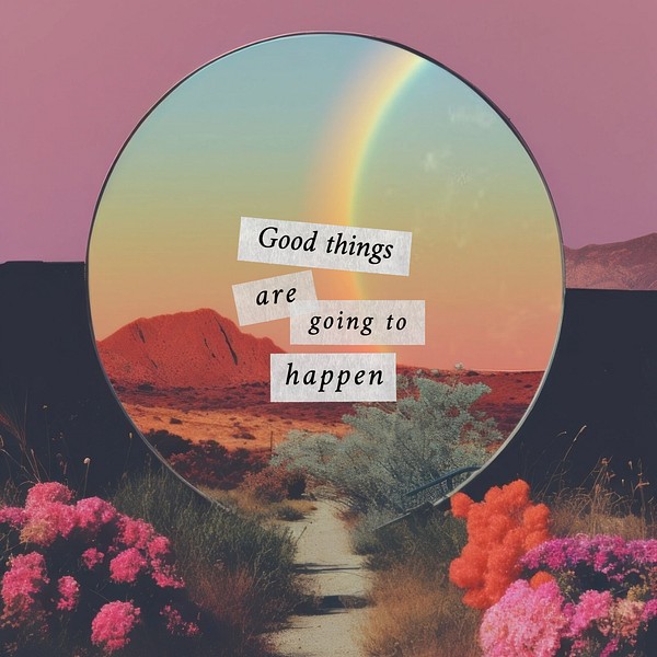 Be positive Instagram post template | Premium Editable Template - rawpixel