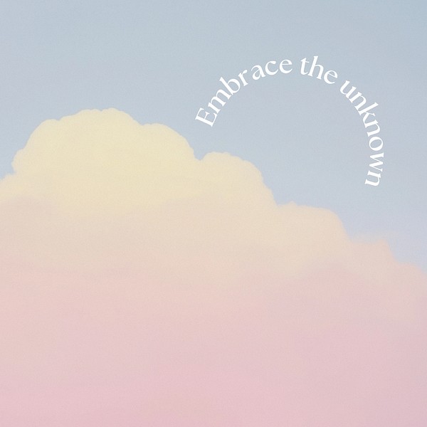 Embrace unknown quote Instagram post | Premium Editable Template - rawpixel
