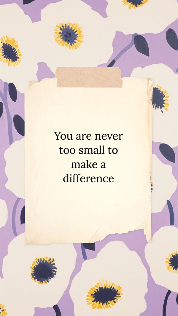 Inspirational quote mobile phone wallpaper | Premium Editable Template ...