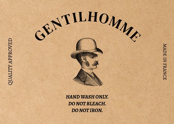 Menswear fashion label template, editable | Premium Editable Template ...