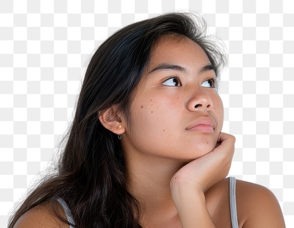 PNG Teenage Filipino thinking portrait | Free PNG - rawpixel