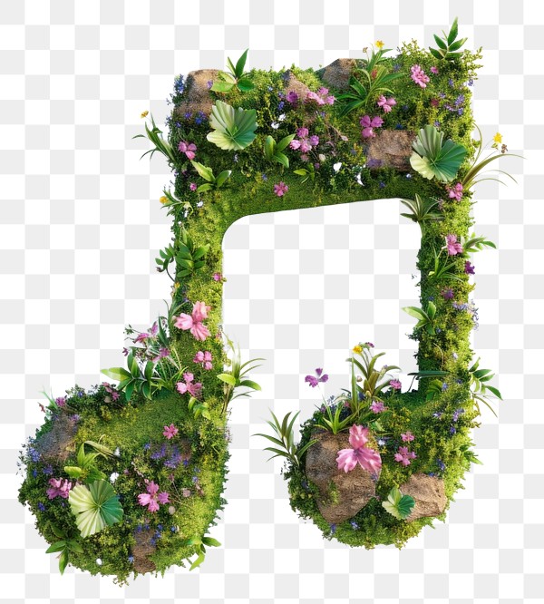 PNG Music note symbol flower | Free PNG - rawpixel