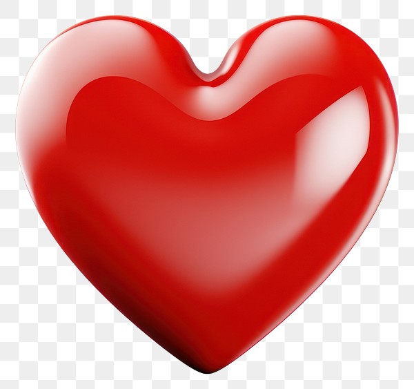 PNG Glossy red heart illustration | Free PNG - rawpixel