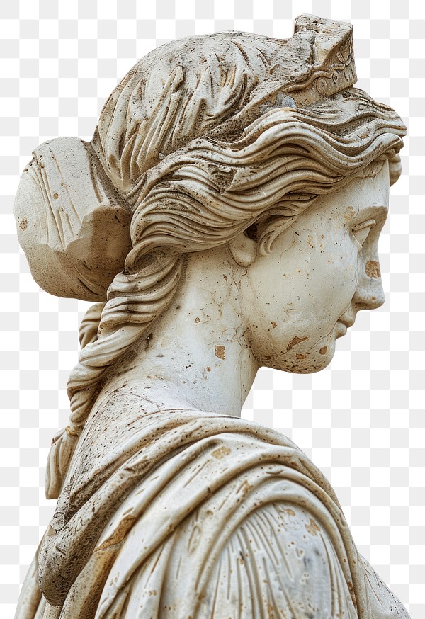 PNG Ancient stone statue profile | Free PNG - rawpixel