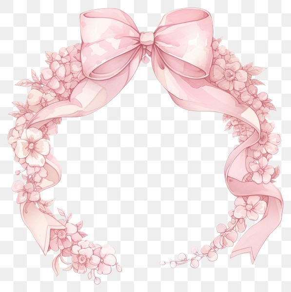 Coquette frame accessories accessory blossom. | Free PNG - rawpixel