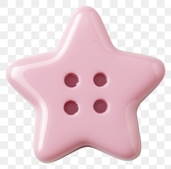 PNG Pink star-shaped button | Free PNG - rawpixel