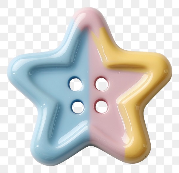 PNG Colorful star-shaped button | Free PNG - rawpixel