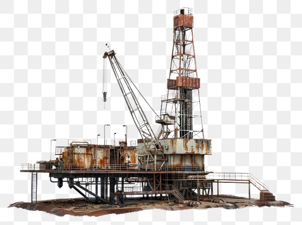 PNG Oil rig white background | Premium PNG - rawpixel