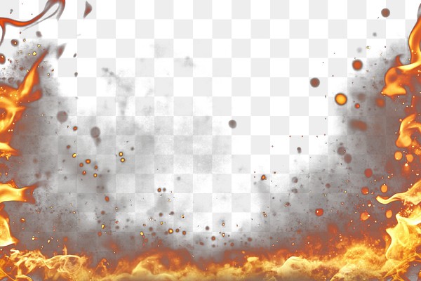 PNG Fiery background glowing embers | Free PNG - rawpixel