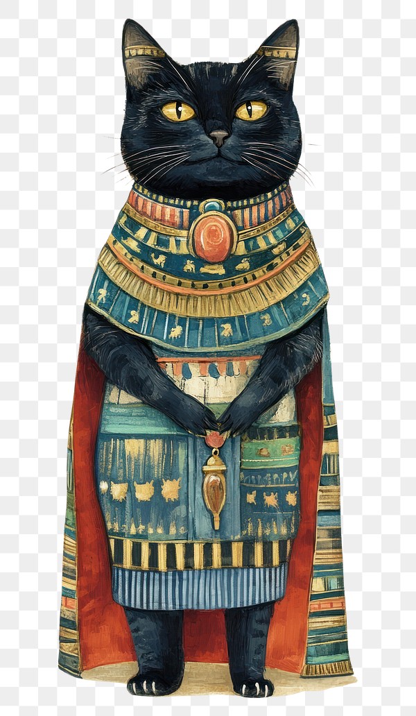 PNG Cat costumes wearing Cleopatra | Free PNG - rawpixel