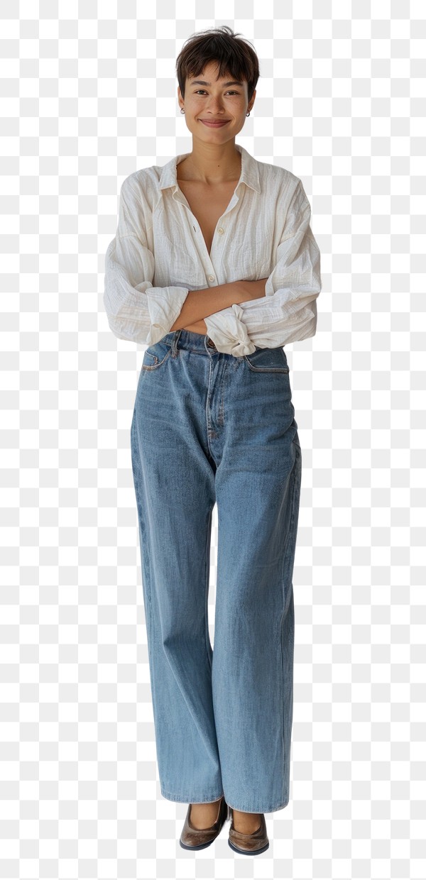 PNG Casual fashion model posing | Free PNG - rawpixel