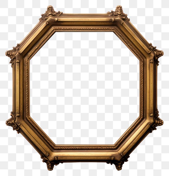 PNG Pentagon vintage photo frame. | Premium PNG - rawpixel