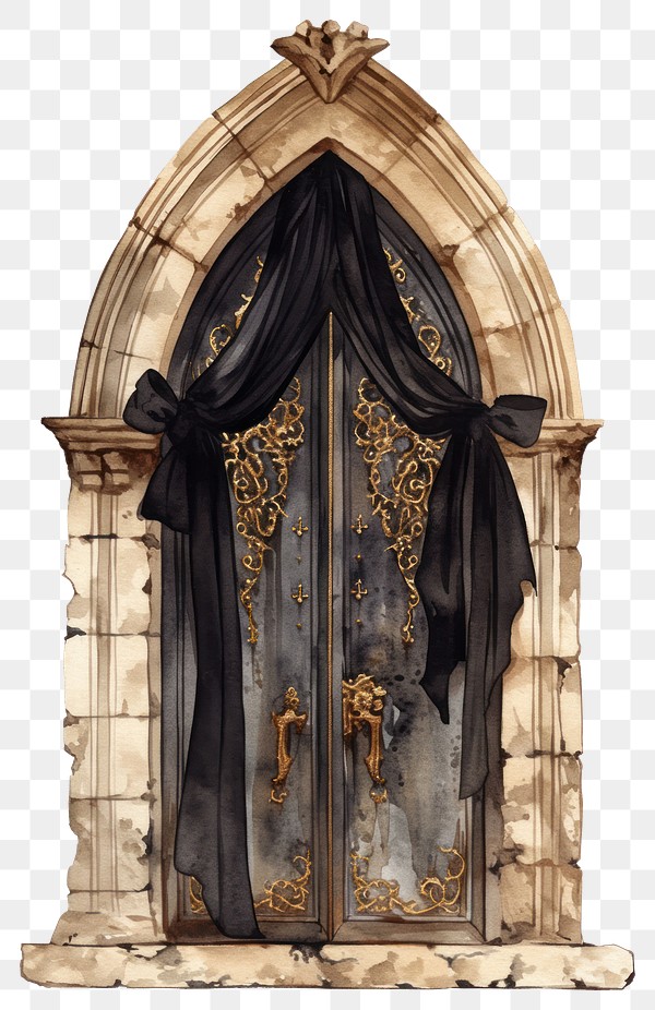 PNG Black coquette gothic arch | Premium PNG - rawpixel