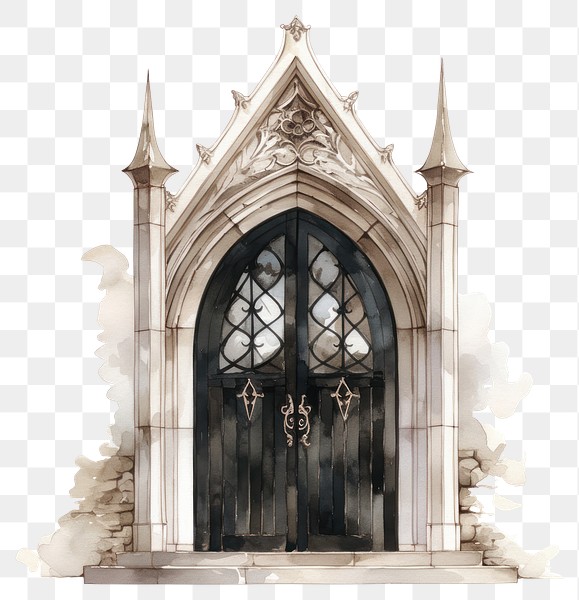 PNG Black coquette gothic arch | Premium PNG - rawpixel
