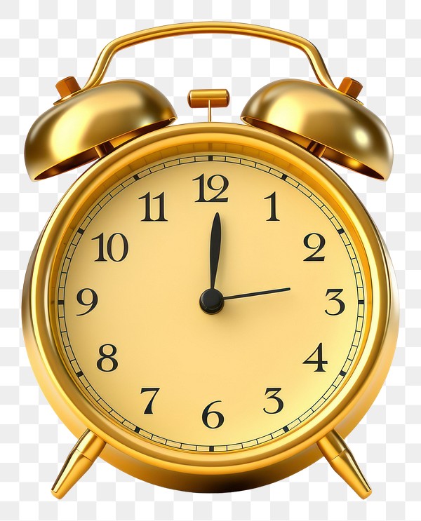 PNG Alarm clock icon gold | Premium PNG - rawpixel