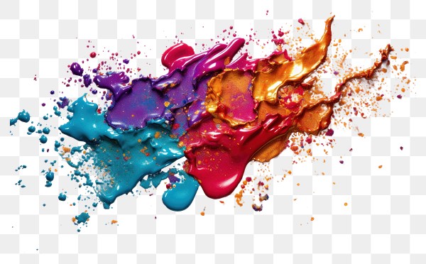 PNG Spilled glitter splattered creativity | Free PNG - rawpixel