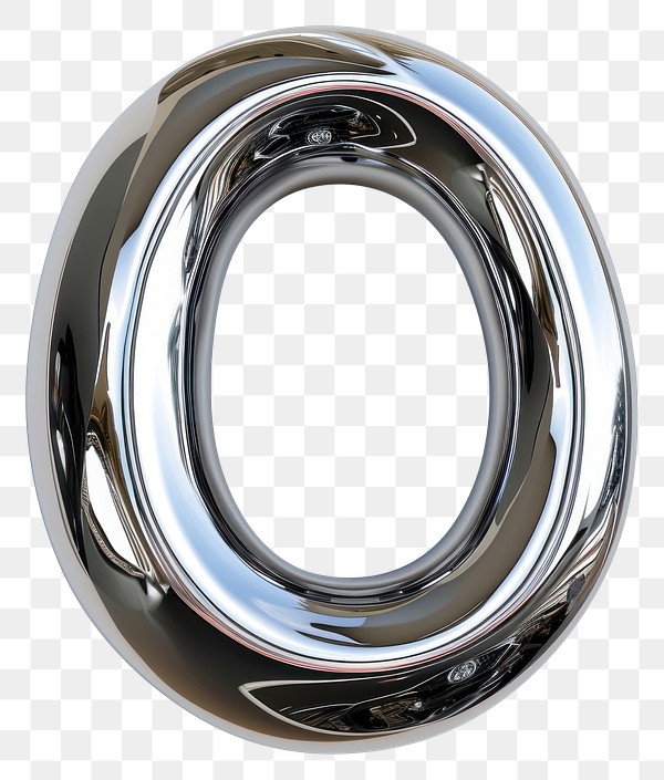 PNG Alphabet O letter silver | Premium PNG - rawpixel