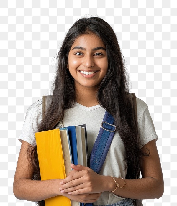 PNG Young indian girl student | Premium PNG - rawpixel