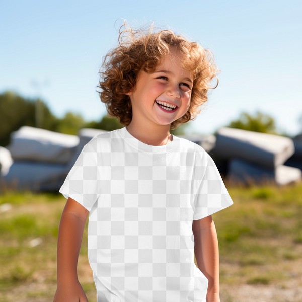 PNG Boy's t-shirt mockup, transparent | Premium PNG - rawpixel