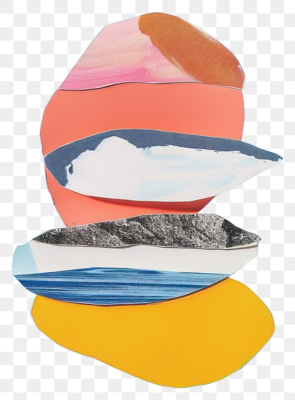 PNG Pebbles paper cut illustration | Free PNG - rawpixel