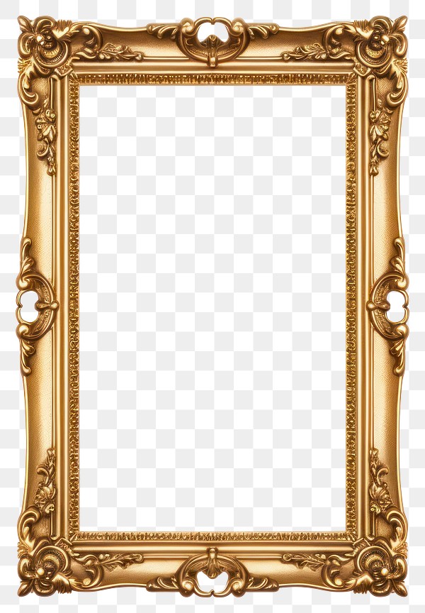 PNG Classic vertical gold frame | Free PNG - rawpixel