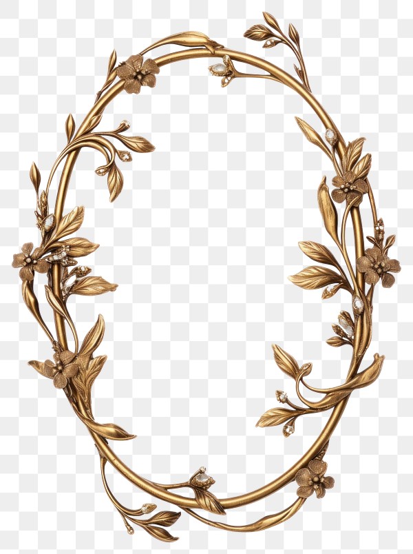 PNG Ornamental gold oval vintage | Free PNG - rawpixel