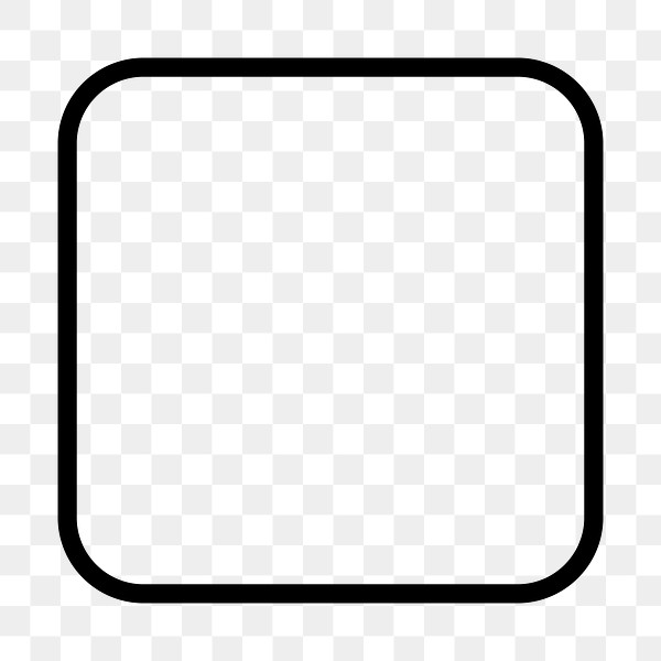 PNG Minimal rounded square icon | Free PNG - rawpixel