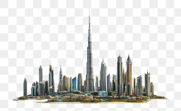 PNG Dubai architecture cityscape buildings | Free PNG - rawpixel
