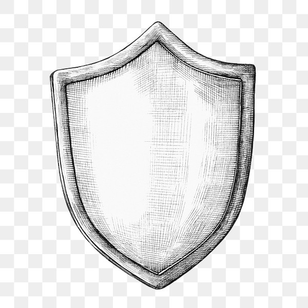 Empty shield png vintage sticker | Premium PNG - rawpixel