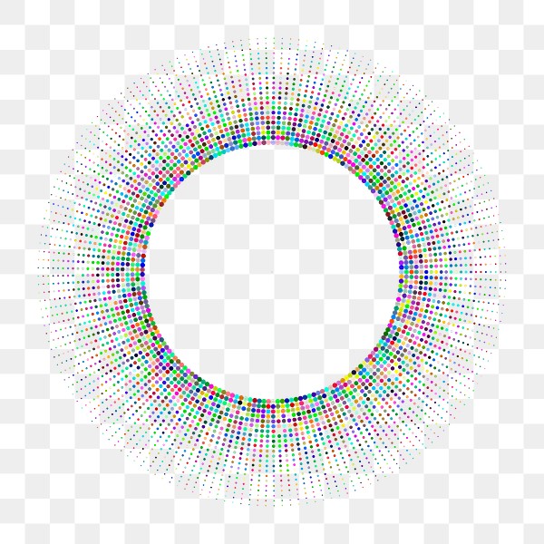 Prismatic radial png frame, colorful | Free PNG - rawpixel