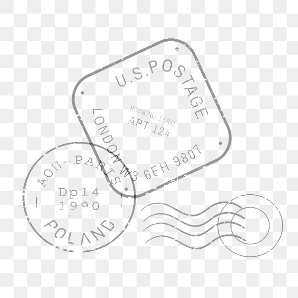 Postage stamp png sticker, Ephemera | Premium PNG - rawpixel