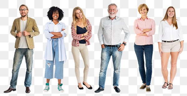 Casual people png sticker, transparent | Premium PNG - rawpixel