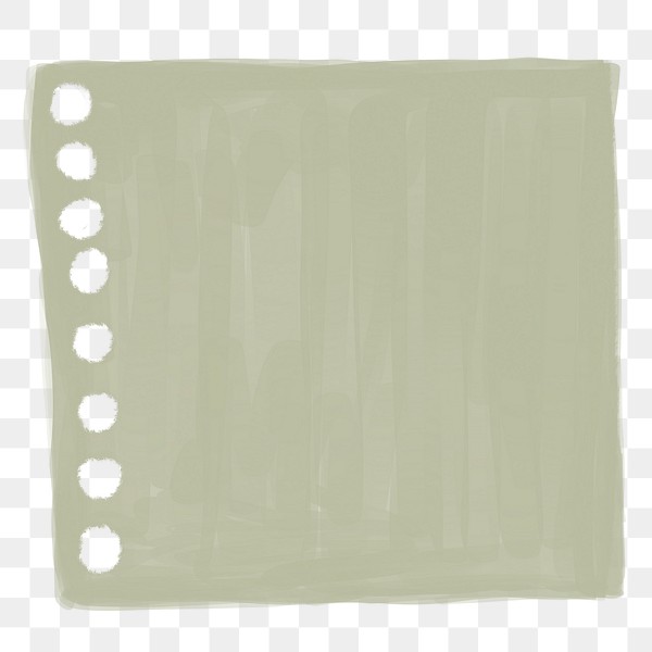 Green note paper png sticker, | Premium PNG Illustration - rawpixel