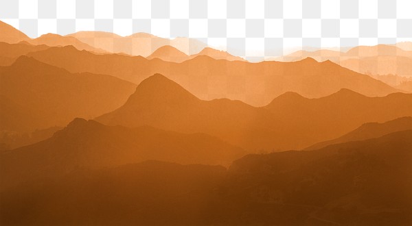 Gradient mountain png border, transparent | Free PNG - rawpixel