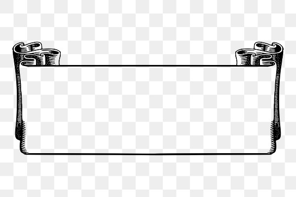 Heraldry banner png sticker illustration, | Free PNG - rawpixel