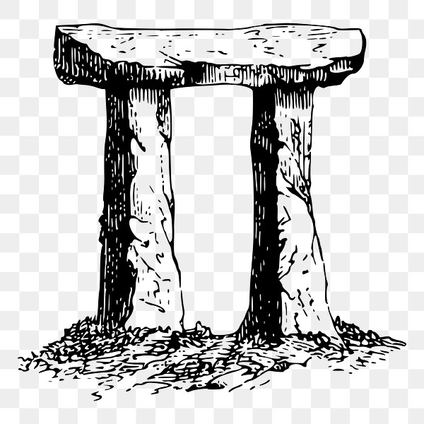 Standing stones png sticker illustration, | Free PNG - rawpixel