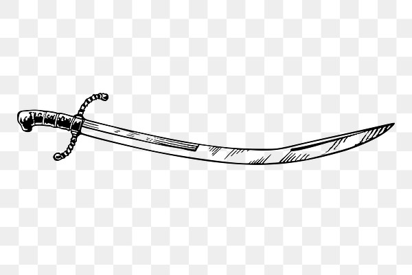 Saber png sticker illustration, transparent | Free PNG - rawpixel